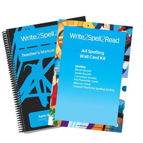 A4 SIZE CARDS Blends, Vowels, Consonants, Word Endings - Phonics & Spelling Wall Card Kit ...